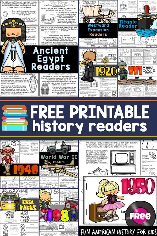 FREE Printable Emergent Reader Books for Beginning Readers