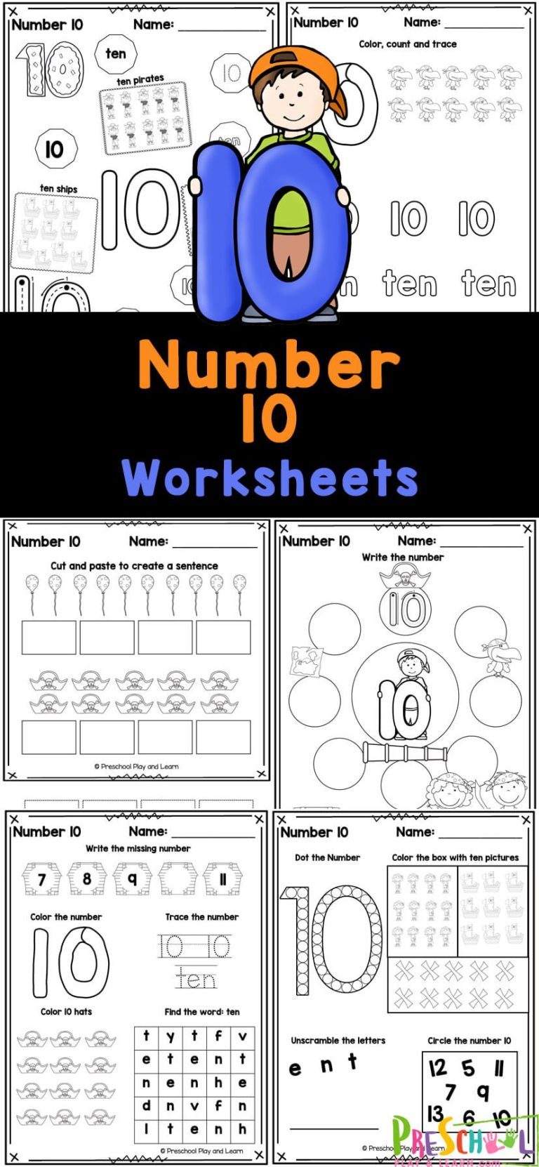 🏴‍☠️ Pirate Activities, Printables, Free Worksheets for Kids