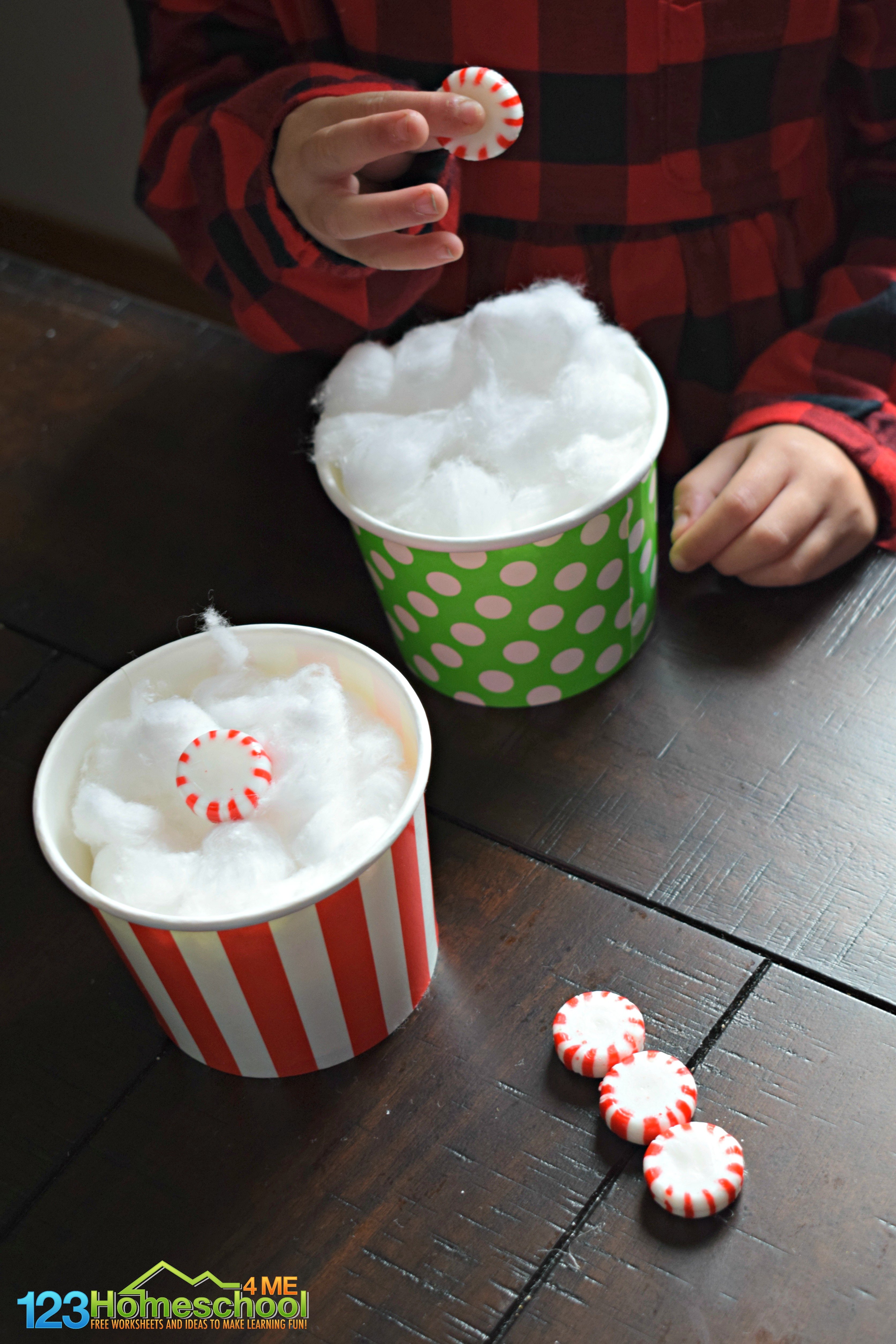 How to Grow a Candy Cane Activity with FREE Printable