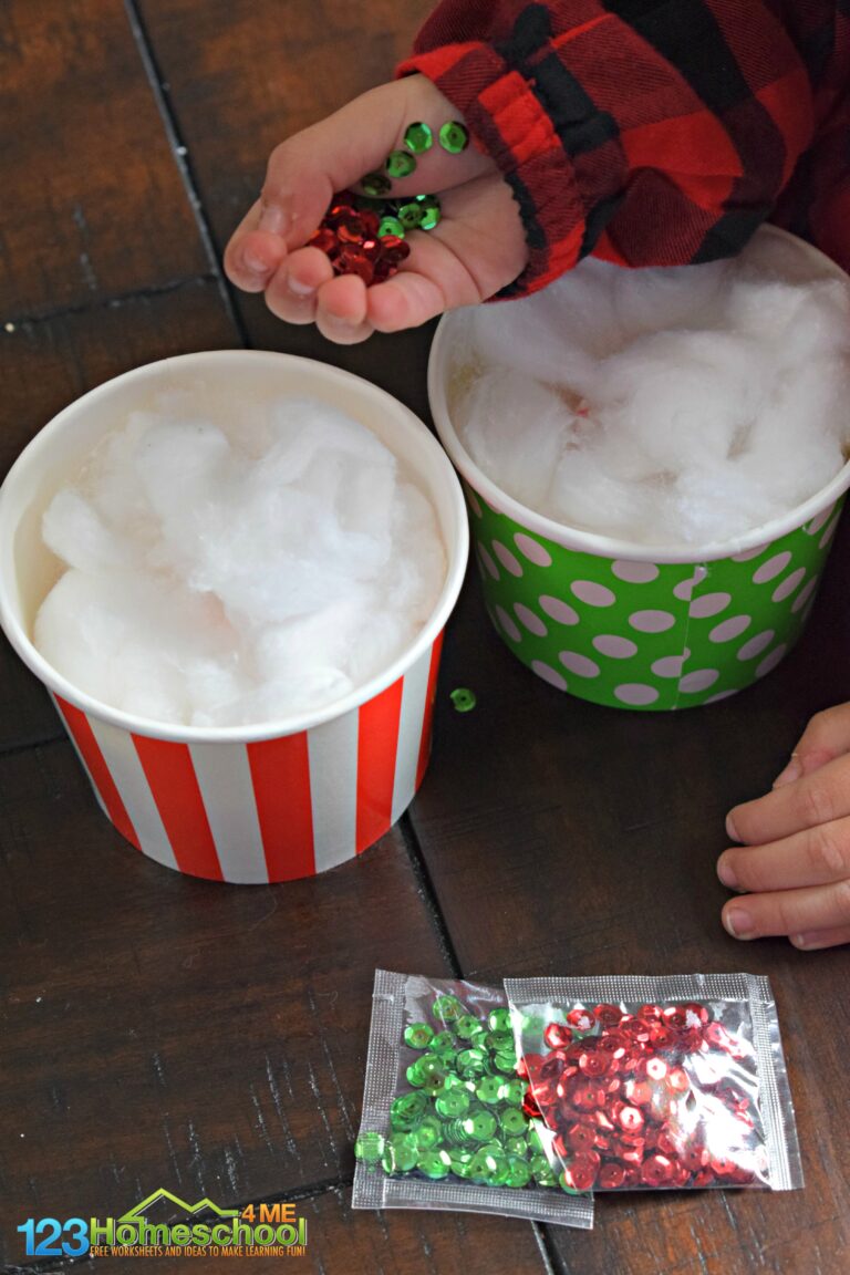 🎄 How to Grow a Candy Cane Activity with FREE Printable
