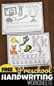 ABC Fill in the Missing Alphabet Letter Worksheets