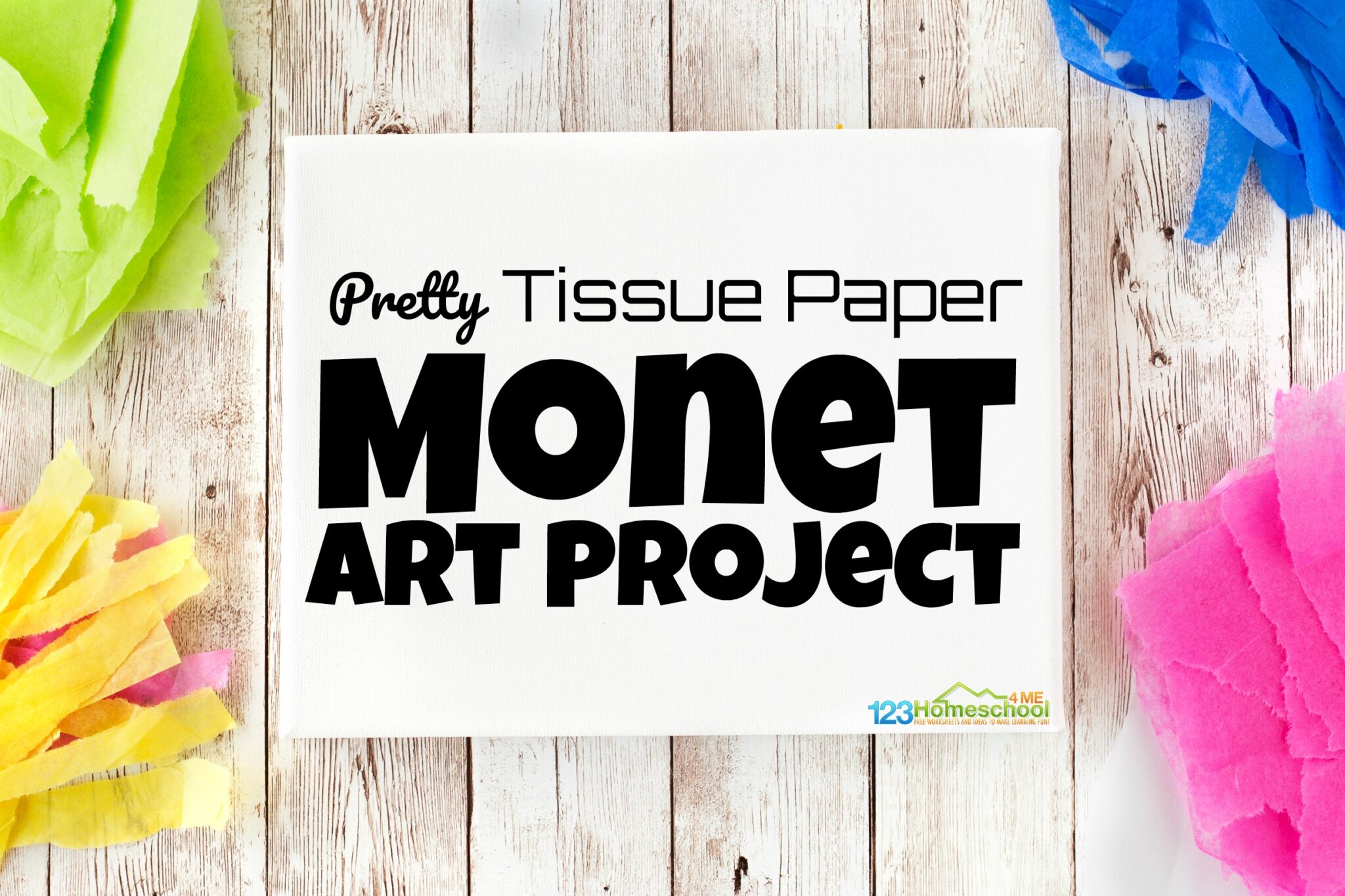 Tissue Paper Monet Art Projects