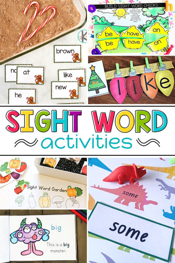 Sight Words for Kids FREE Worksheets, Activities, Games