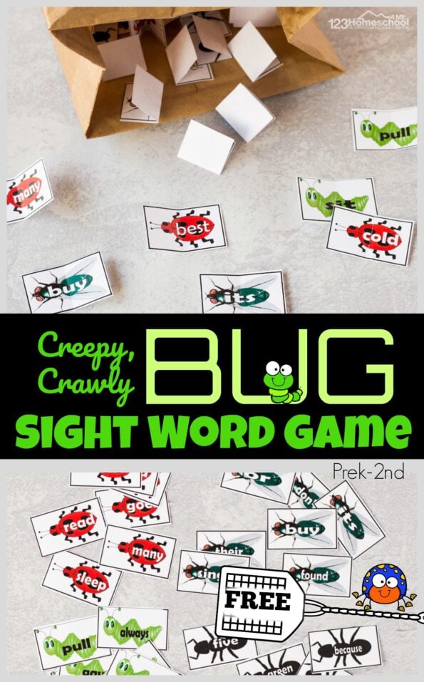 FREE Printable Candyland Sight Word Game (PreK-3rd grade)