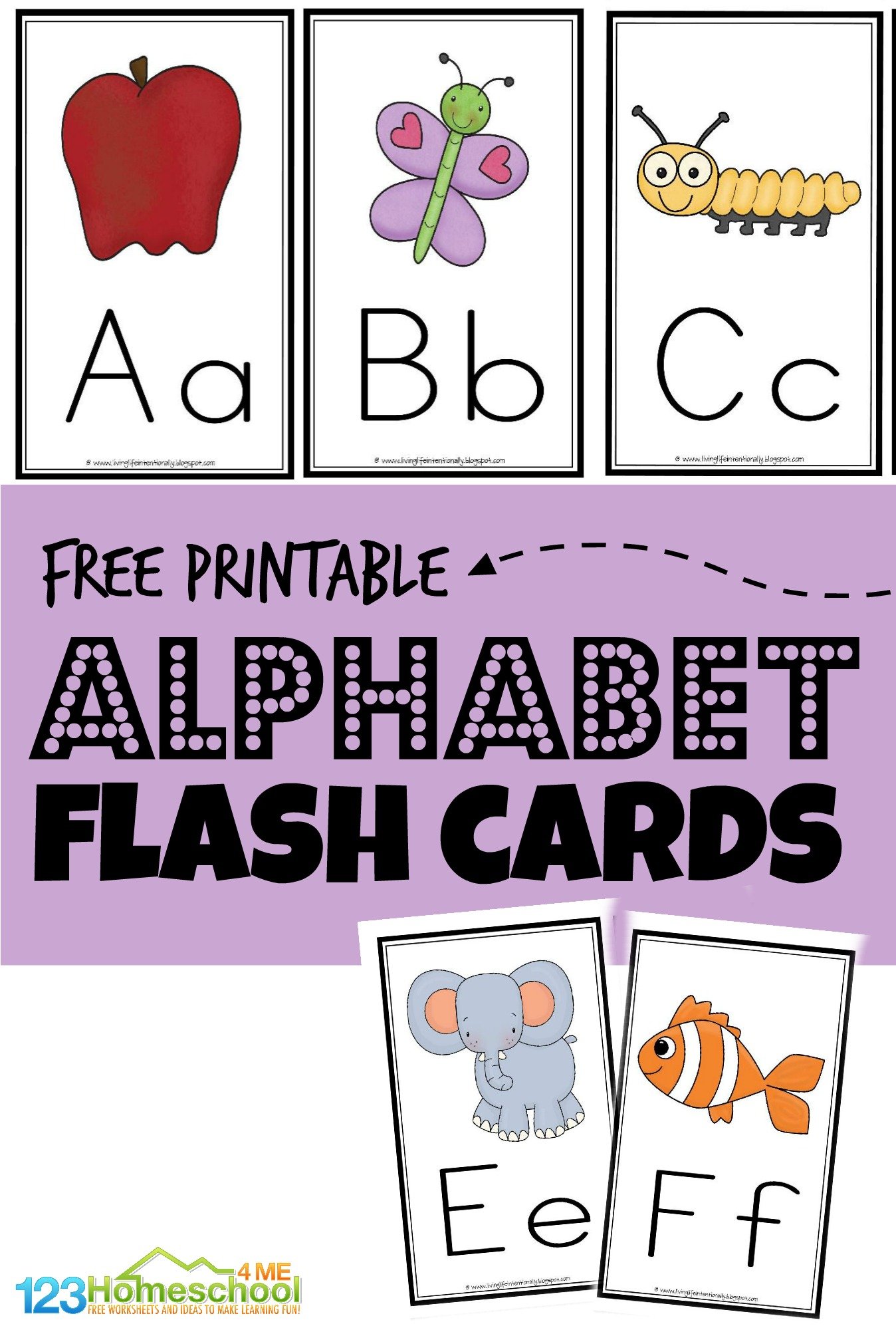 FREE Alphabet Flashcards and Printables for Wall