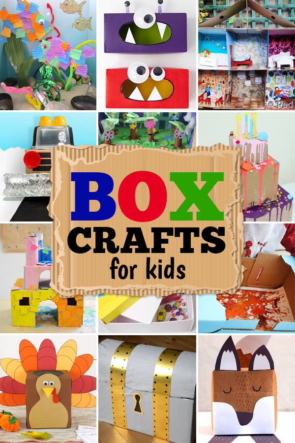 What to do with Cardboard Boxes: 60 FUN Box Activities and Crafts