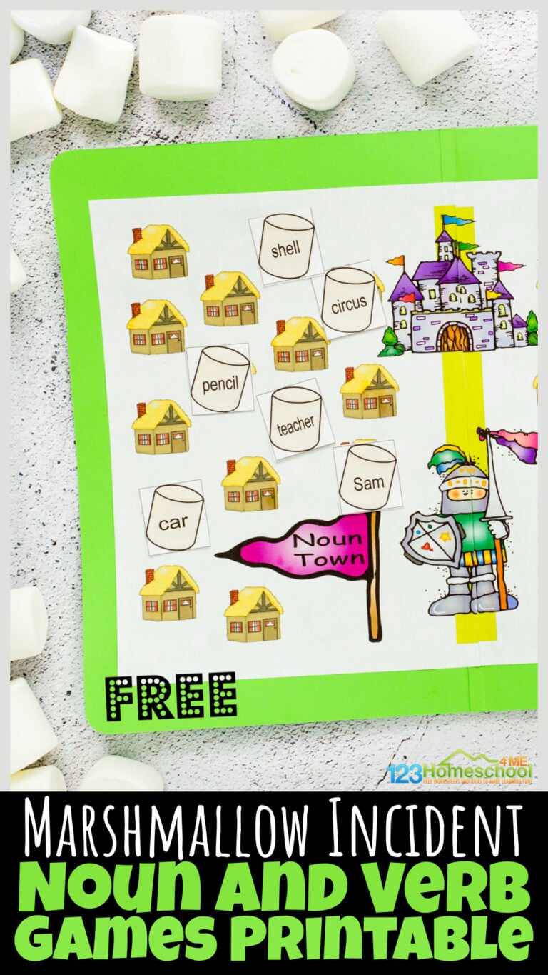 FREE Printable Flower Verb Craft - Fun Activities for Teaching Verbs