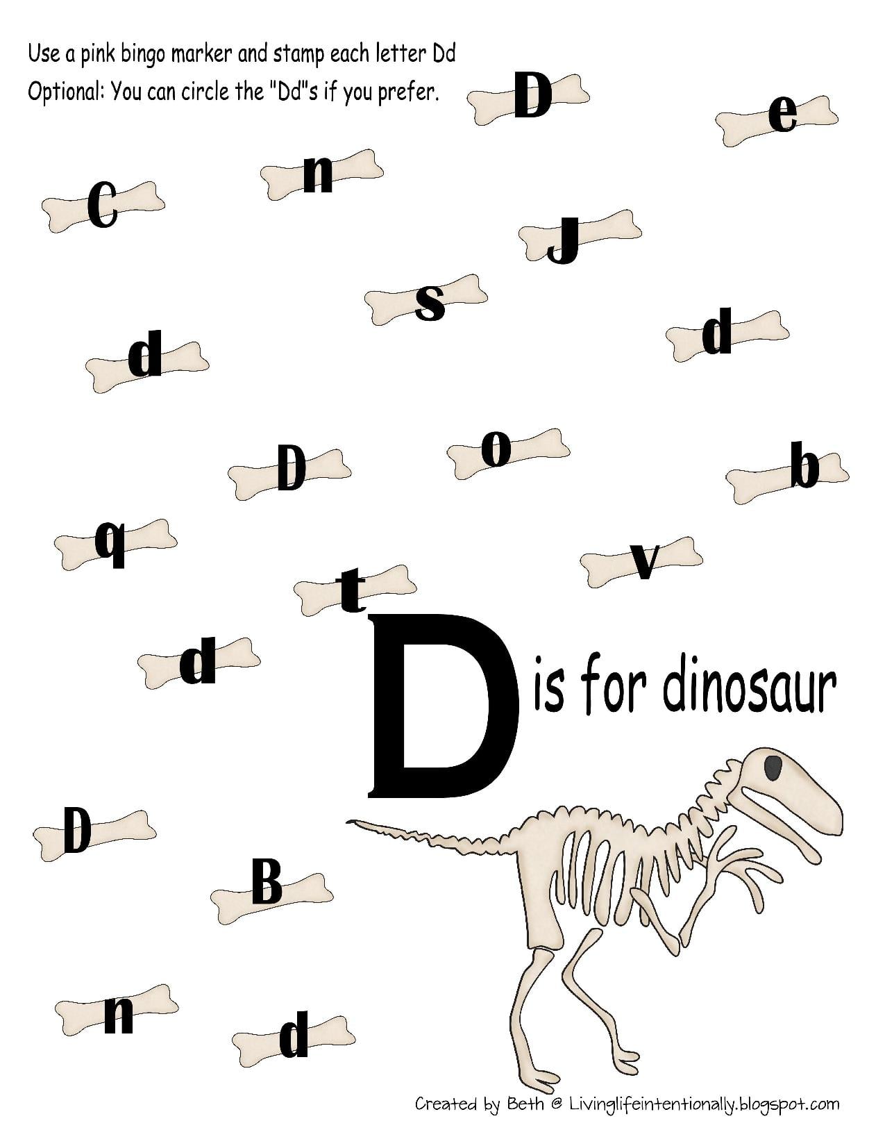 🦕 FREE Dinosaur Worksheets Preschool Printables