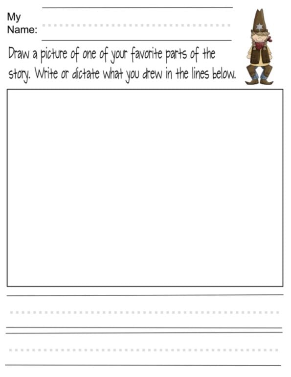 🐮 FREE PRintable Wild West Worksheets for Kids