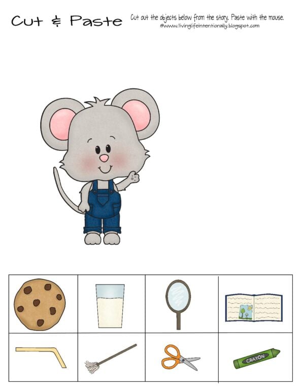 🐭🍪 FREE Printable Mouse and Cookie Worksheets and Activities