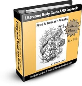 Frog and Toad Are Friends Lapbook and Worksheets - 123 Homeschool 4 Me