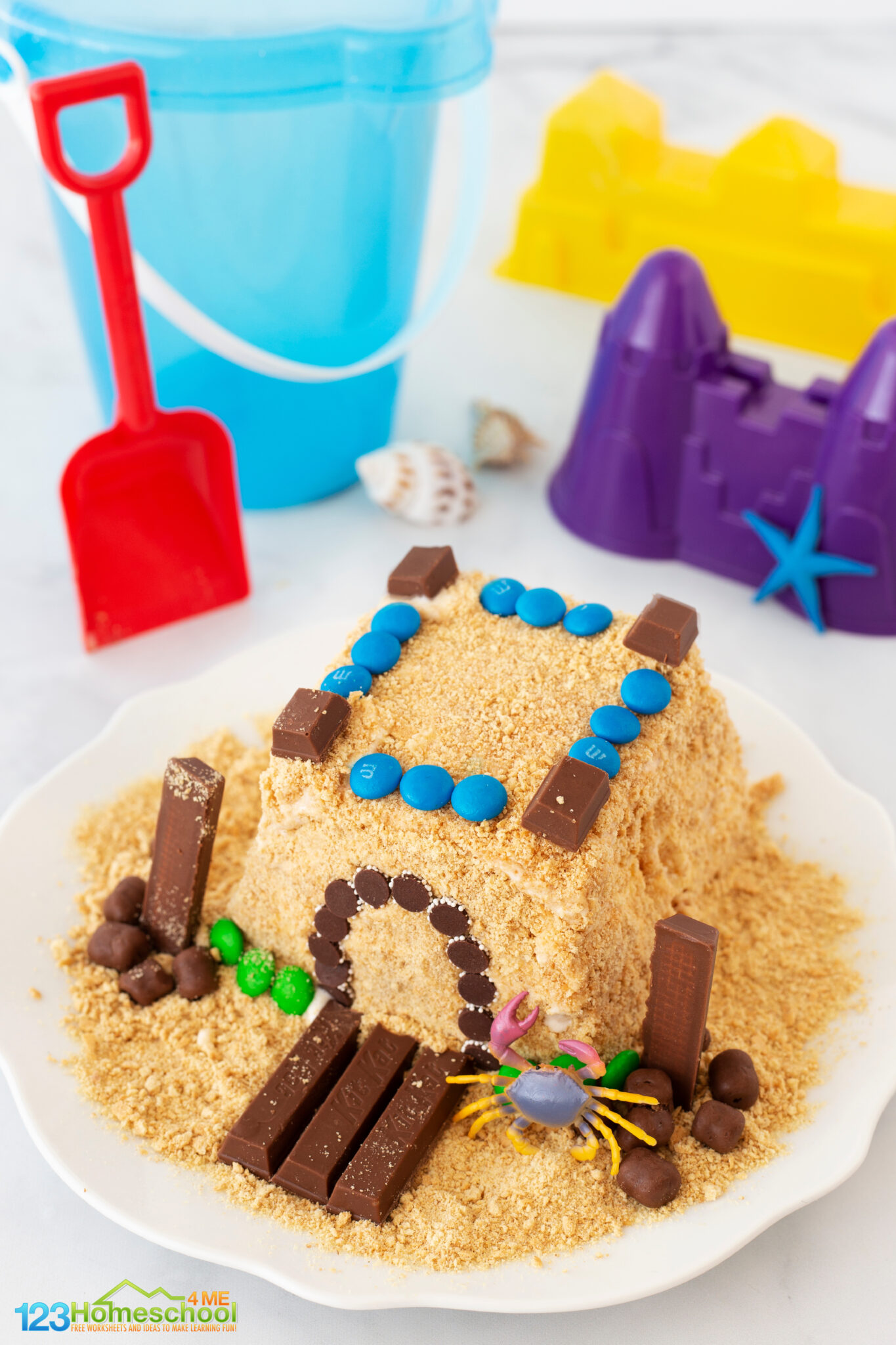 Edible Ice Cream Sandcastle Summer Snack and Activity for Kids