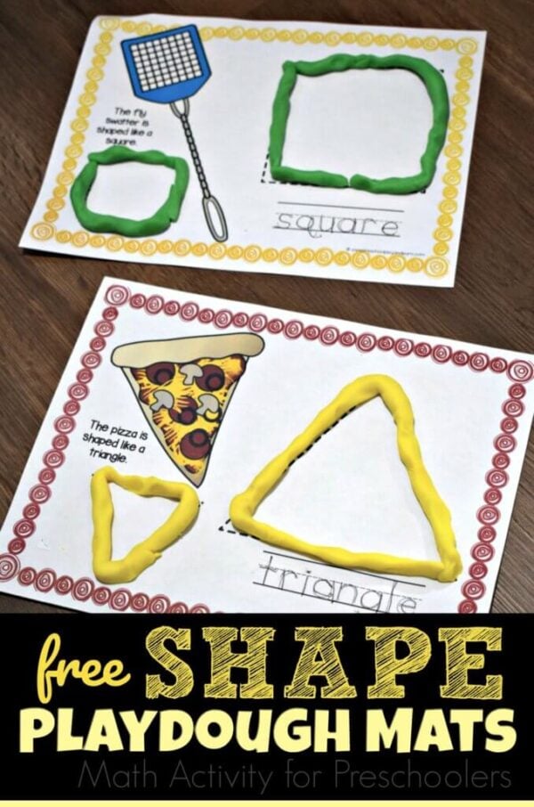 FREE Printable Number Playdough Mats: Count 1-10