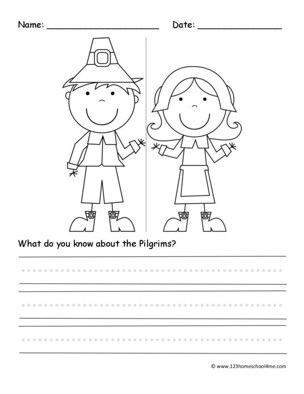 FREE Printable Thanksgiving Writing Activities
