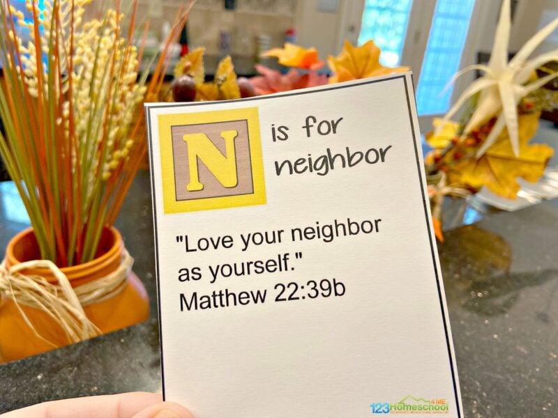 Bible Verses for Families to Memorize - FREE Printable Verse Cards A-Z!