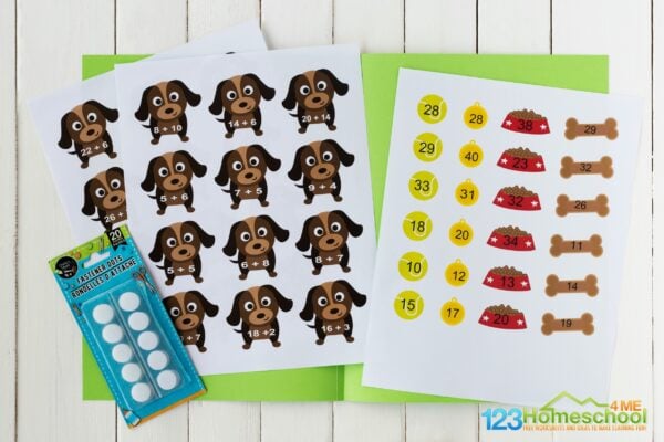 FREE Doggy Addition Games