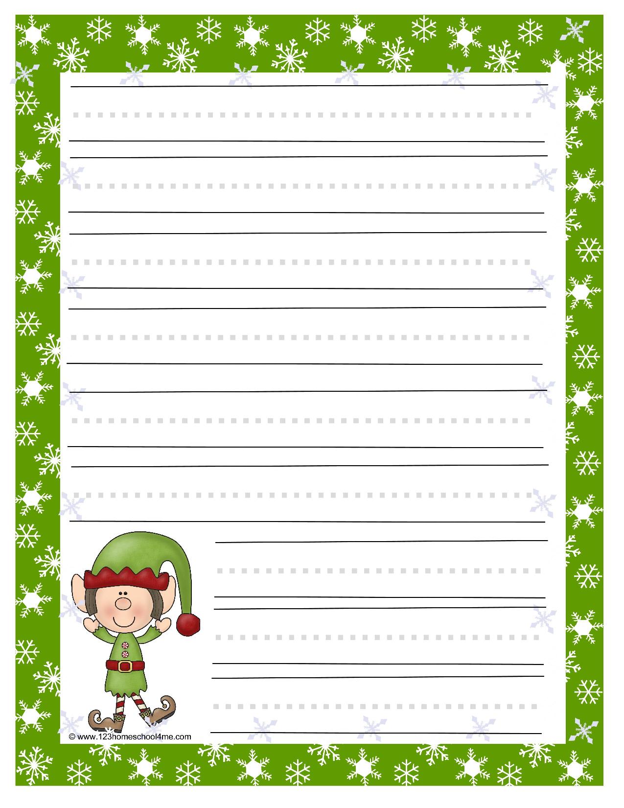 🎄 FREE Printable Christmas Stationery