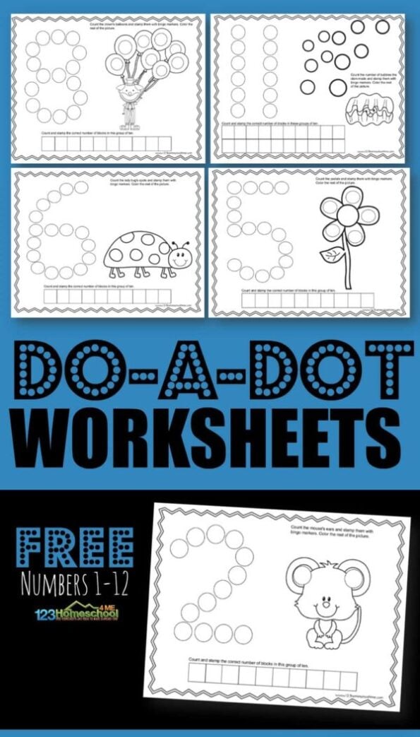 🌻 FREE Printable Sunflower Seed Counting Activity