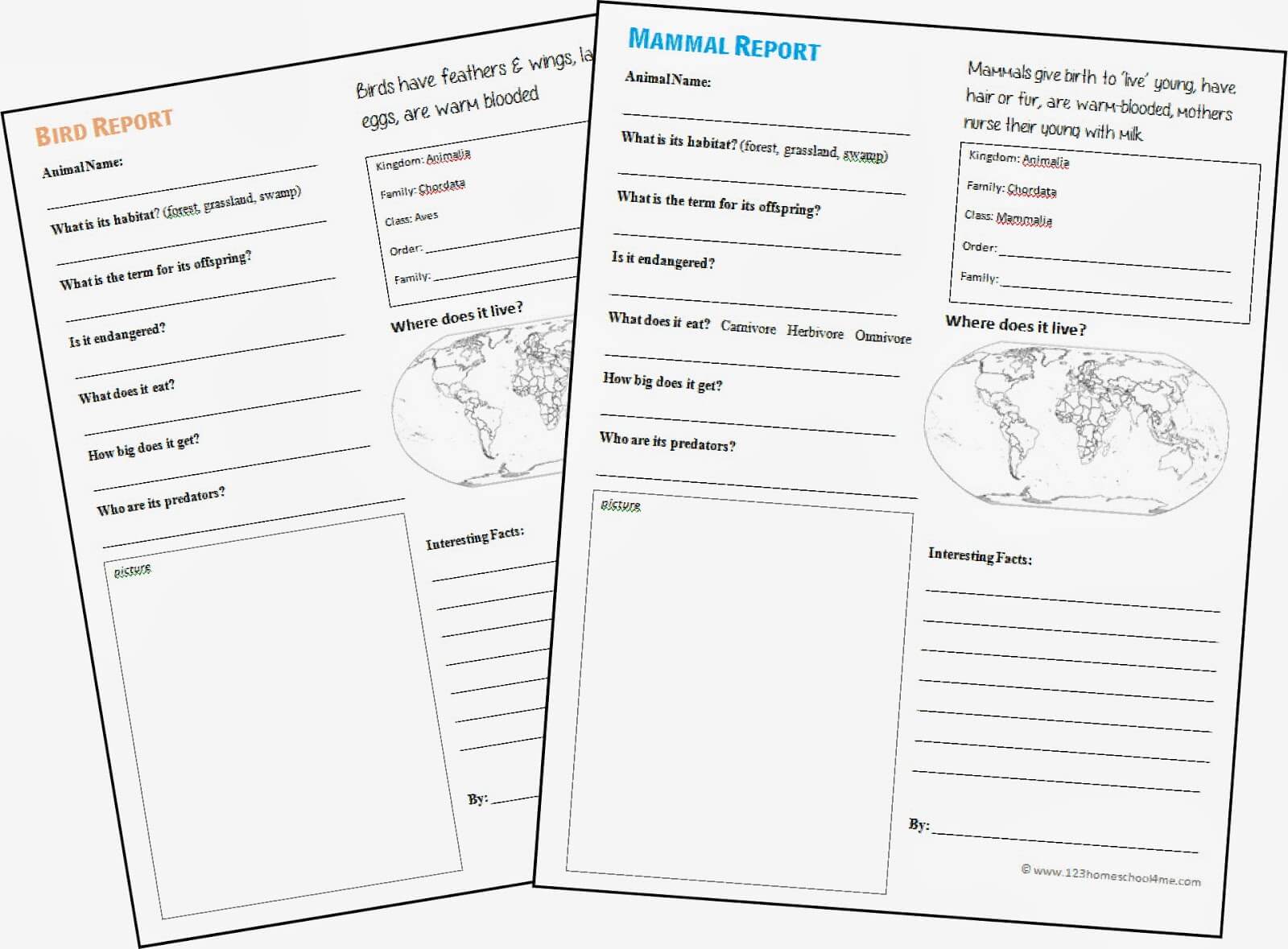 Animal Research Project Template Free - Printable Templates Animal Research Project Template Free - Printable Templates