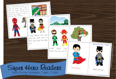 Free Printable Superhero Reader Books