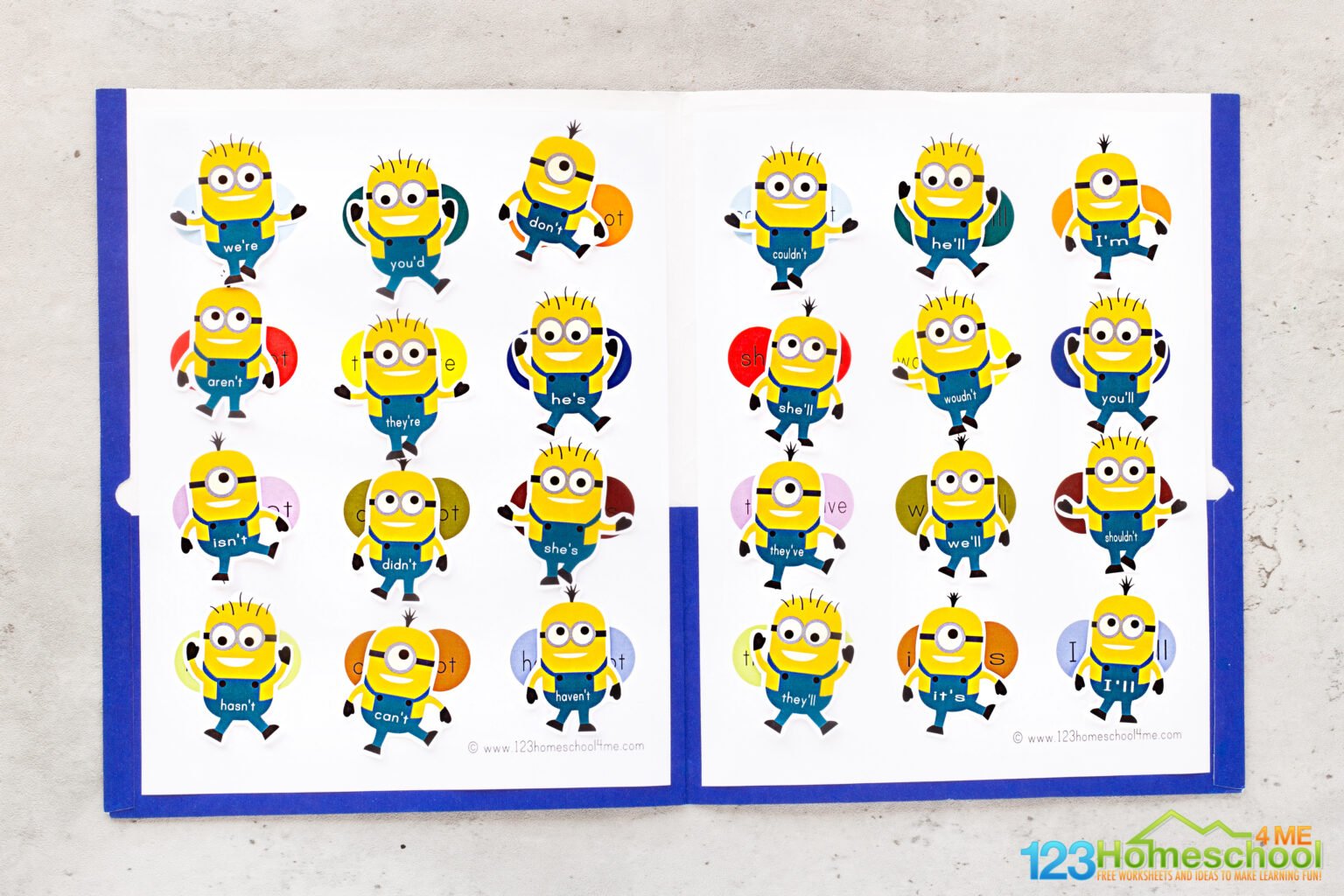 FREE Contractions Activites for 1st & 2nd Graders