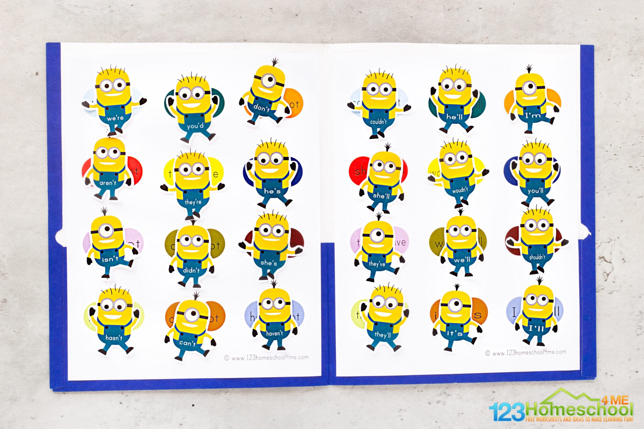 FREE Contractions Activites for 1st & 2nd Graders