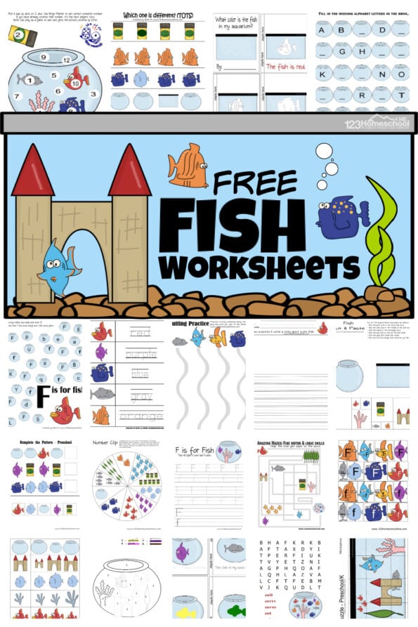 🐠 FREE Printable Alphabet Go Fish Game