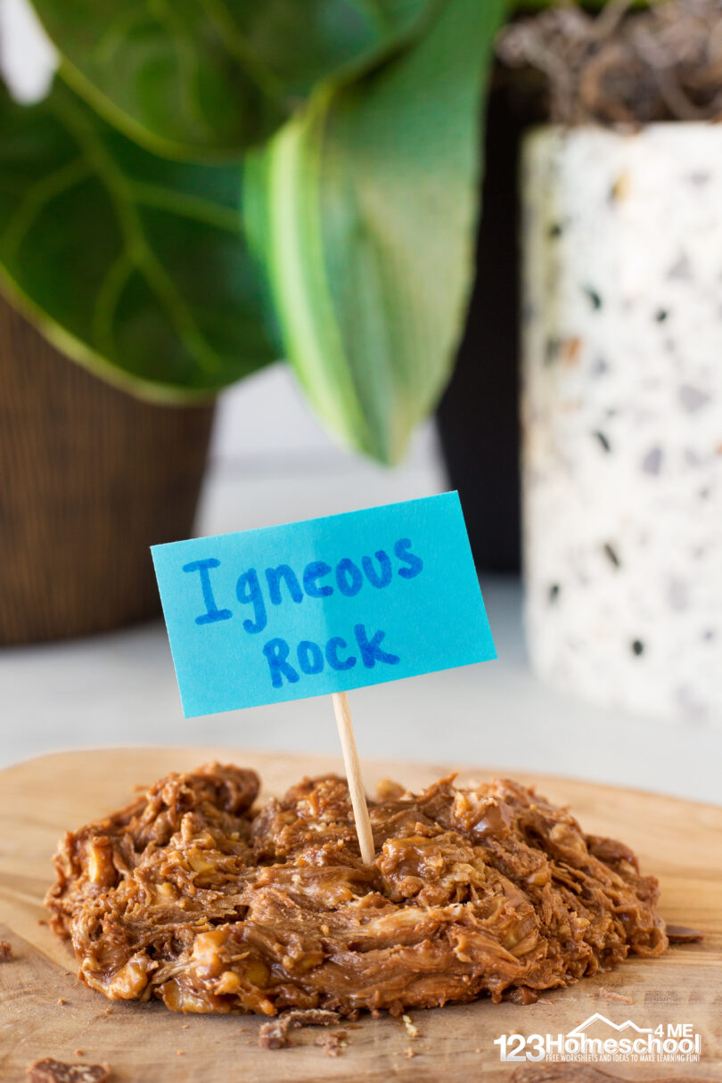 Types of Rocks for Kids - Edible Rock Classification Earth Science Activity