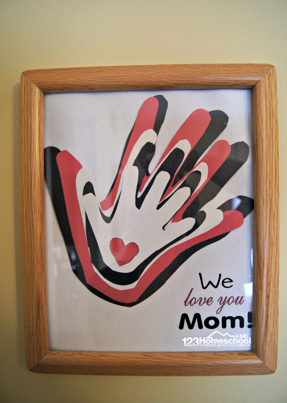 Easy Mothers Day Craft with Free Printable