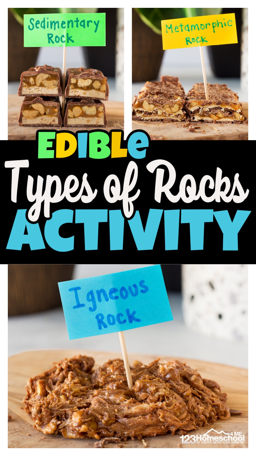 FREE Types of Rocks Worksheets (inlcudes Rock Life Cycle Diagram)