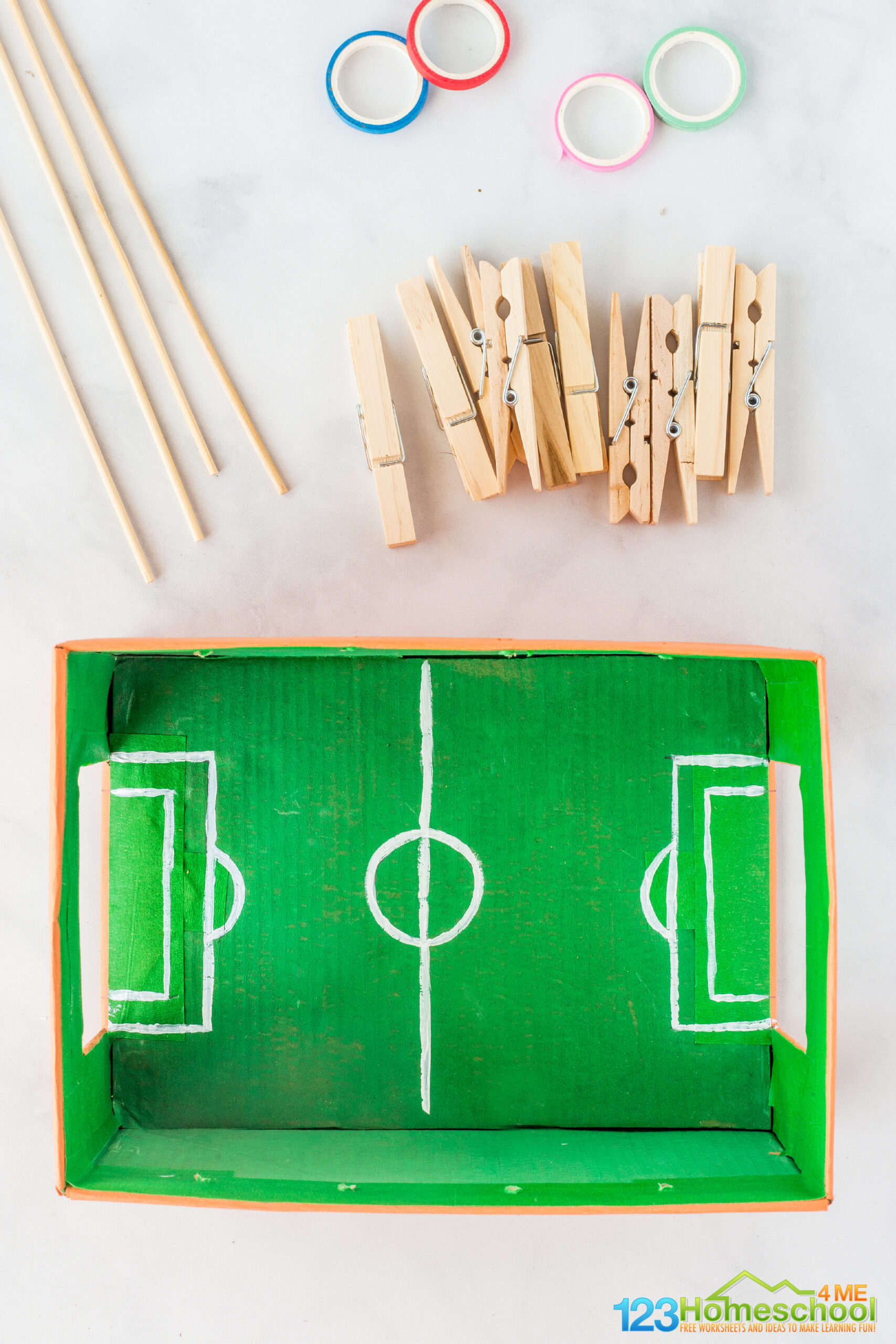⚽ DIY Foosball Table Game and STEM Project for Kids