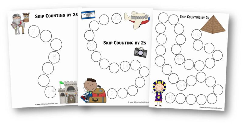 Free Skip Counting By 2s Worksheets FREE Skip Counting Math Worksheets