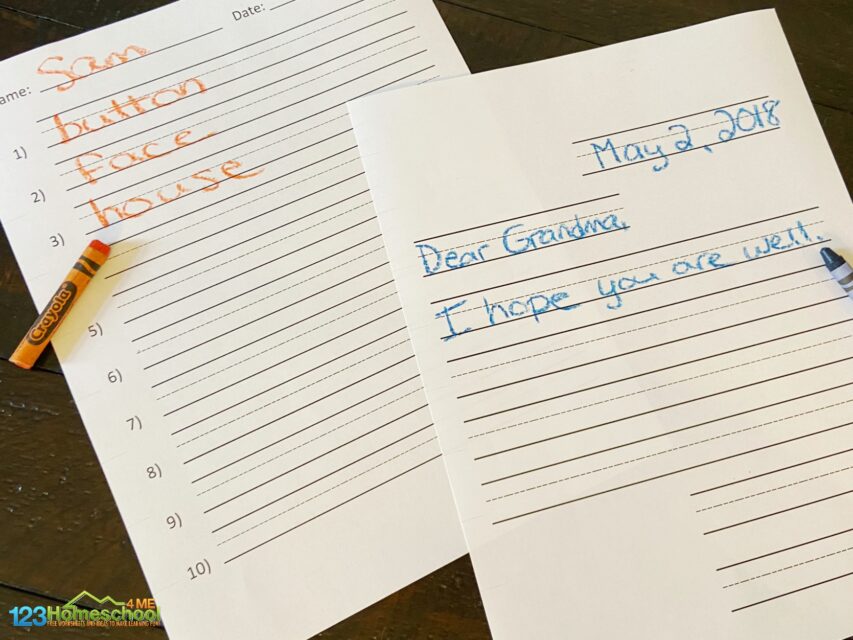 FREE Printable Handwriting Paper