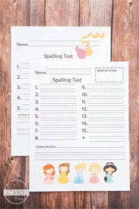 TONS of Free Spelling Tests