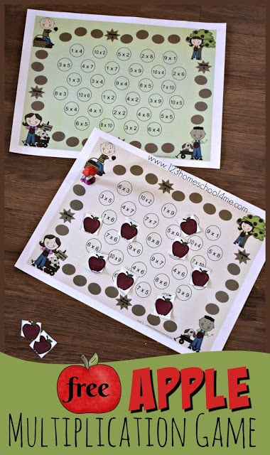 Hopscotch Multiplication Game | 123 Homeschool 4 Me