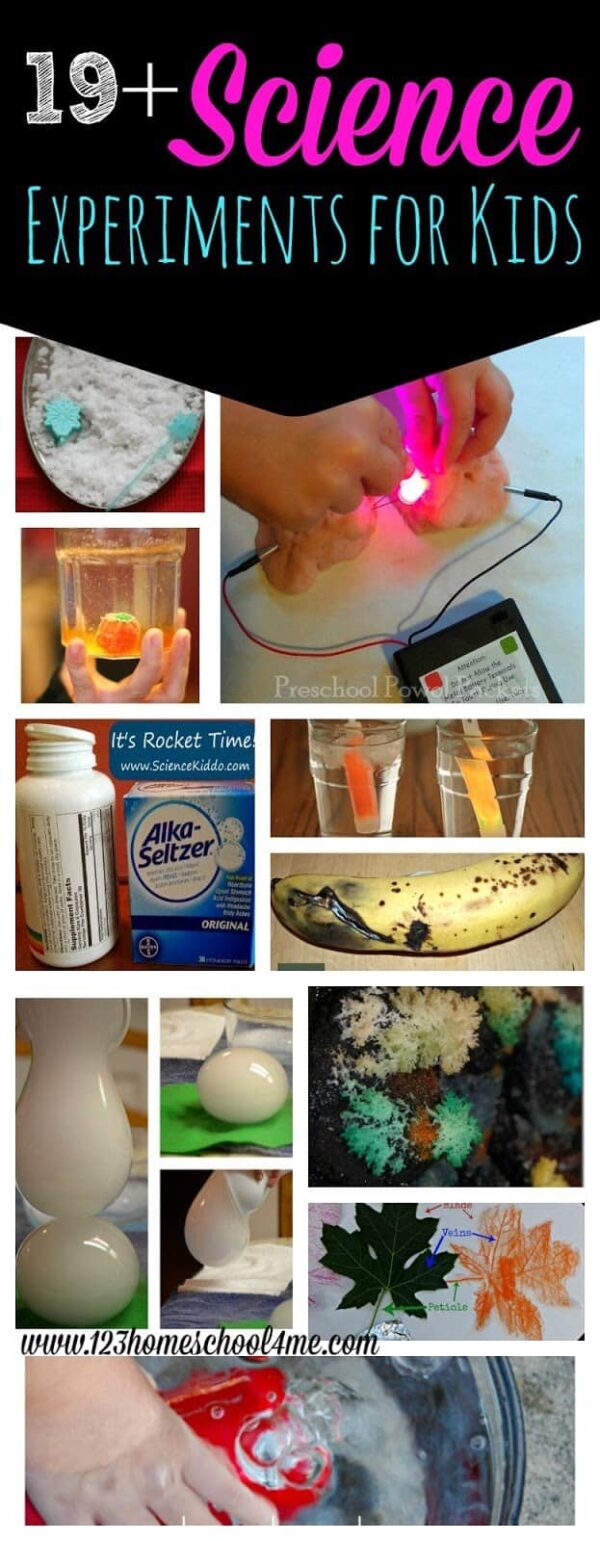 19+ Science Experiments for Kids