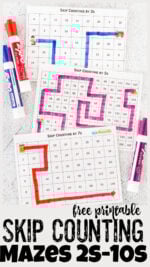 FREE Robot Skip Counting Worksheets - Count by 2s, 5s, 10s Printable ...