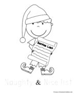 FREE Santa's Helpers Christmas Coloring Pages