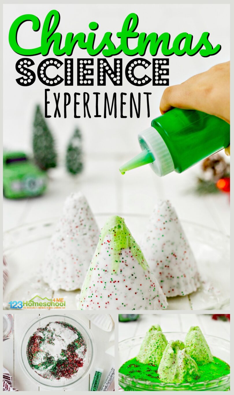 Melting Christmas Tree Science Experiment