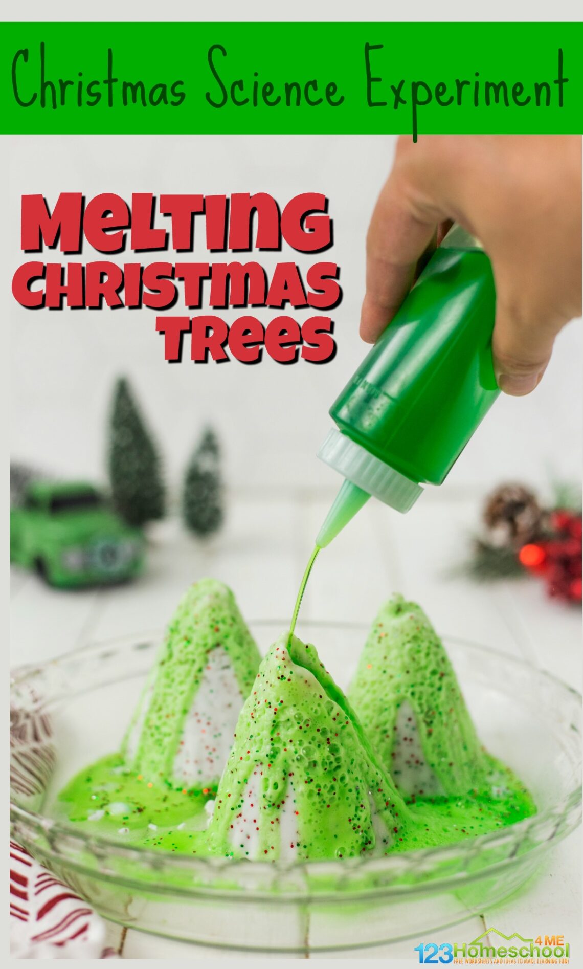 🎄 Melting Christmas Tree Science Experiment