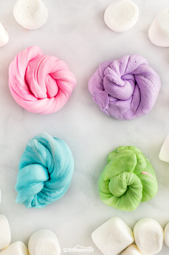 Edible Marshmallow Playdough Recipe