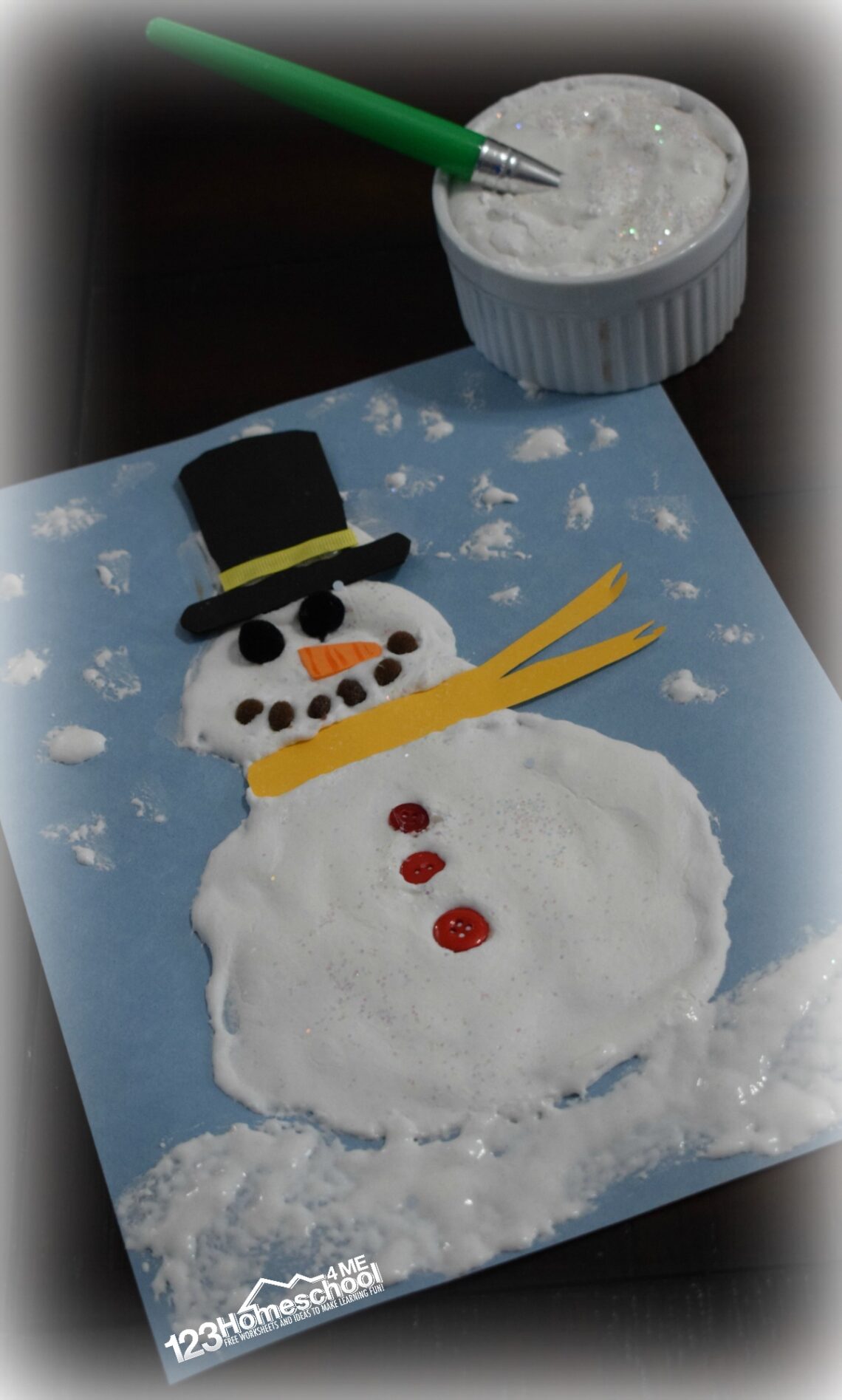 ⛄ FREE Build a CVC Words Snowman - Winter Activities for Kindergarten