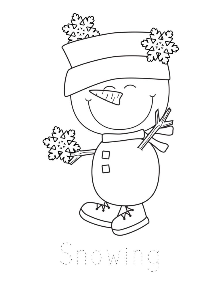 ️ FREE Winter Coloring Pages