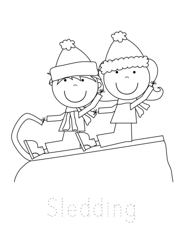 ️ FREE FREE Printable Winter Coloring Sheets