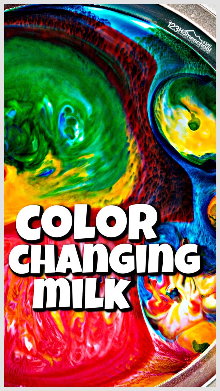 EASY Color Changing Milk Science Experiment