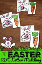 🐰 FREE Printable Easter Color by Number Addition Math Worksheets