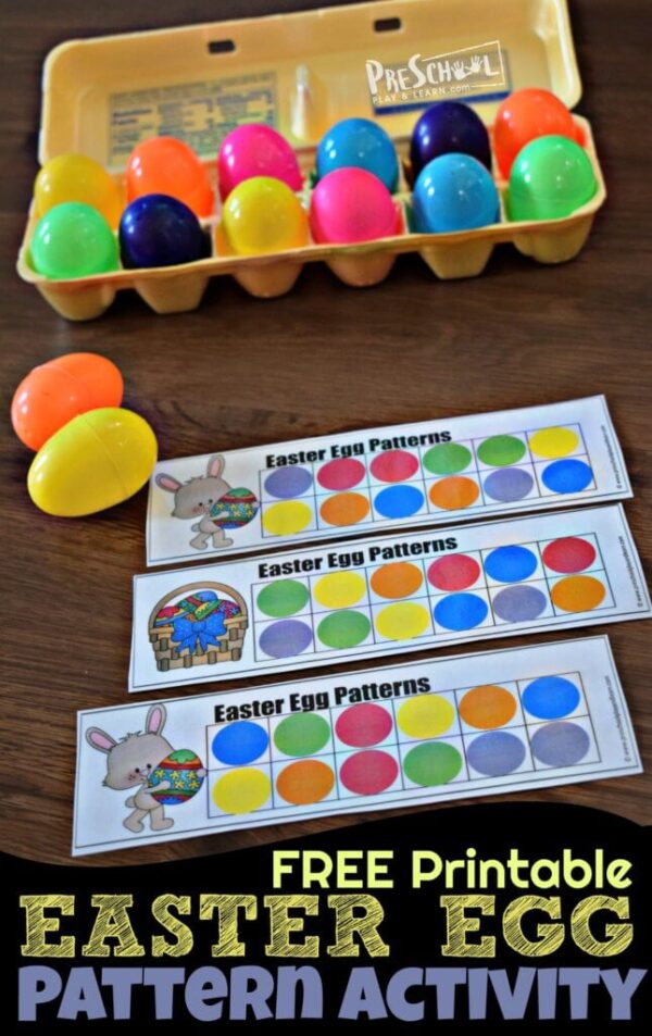 Pattern Sheets for Preschoolers - Free Preschool Math Worksheets