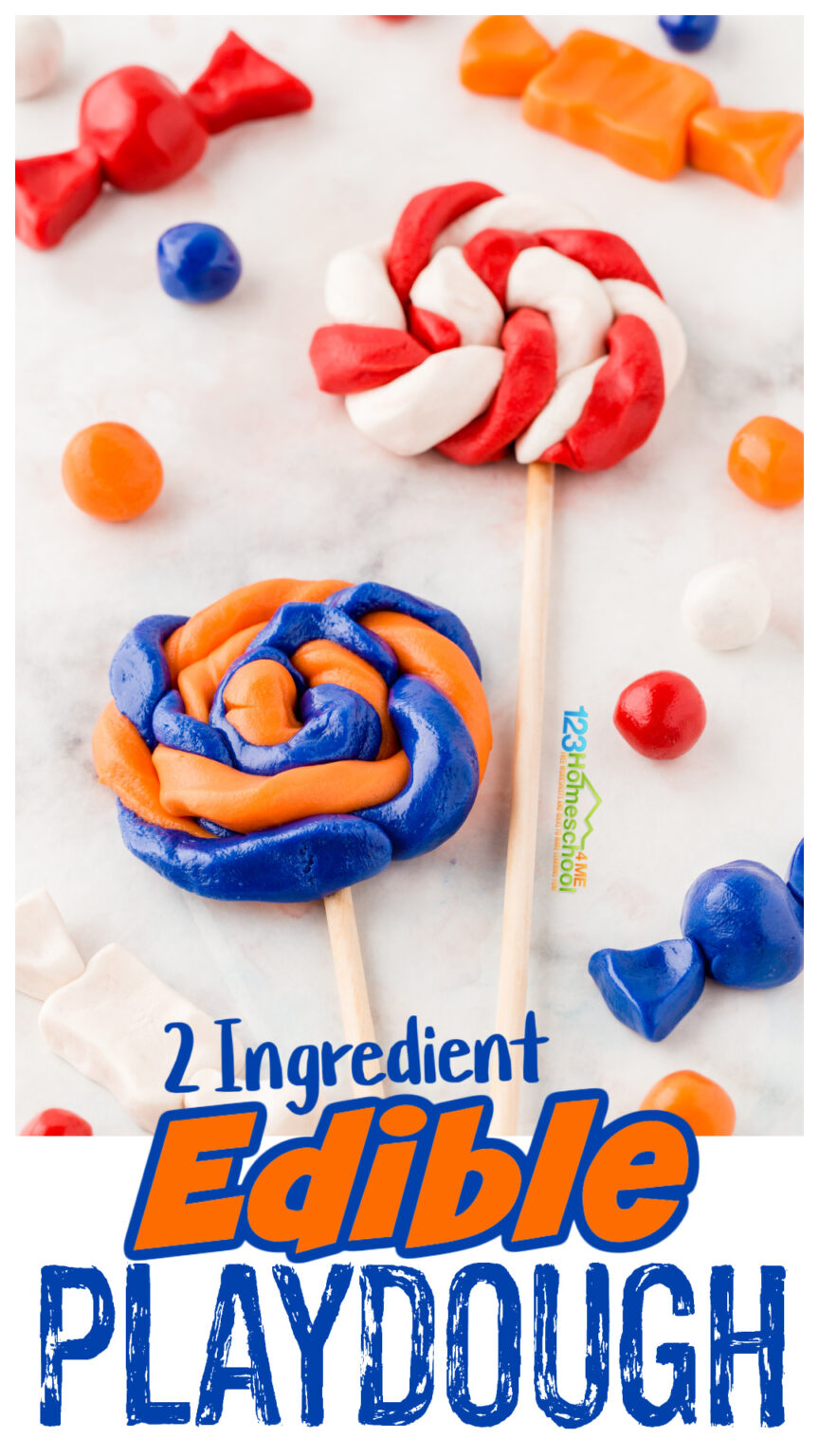 EASY Chocolate Scented Playdough Recipe