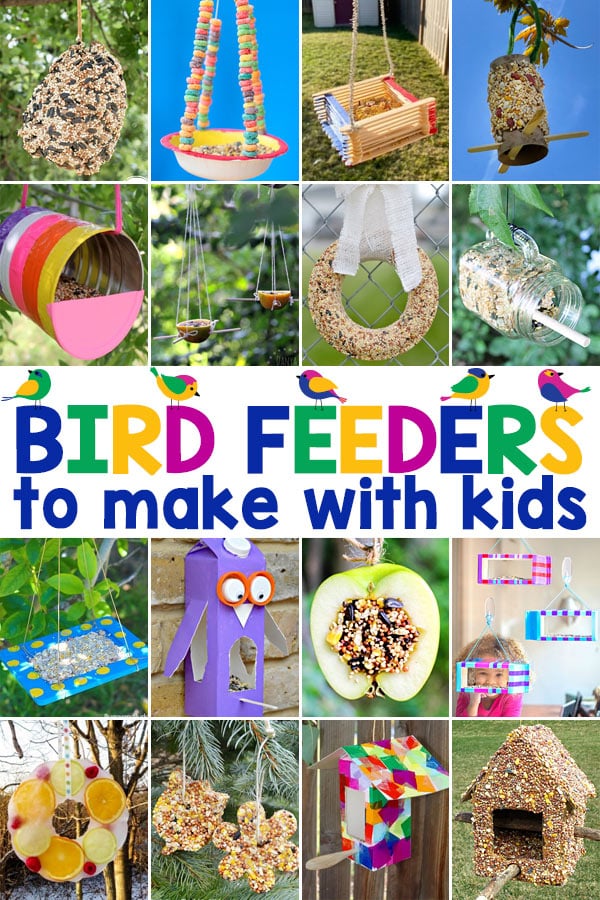 🐦 30 DIY Homemade Bird Feeders To Make With Kids