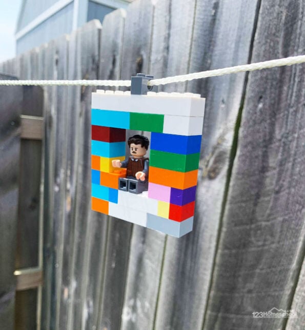 Easy DIY Lego DIY Zipline Activity for Kids